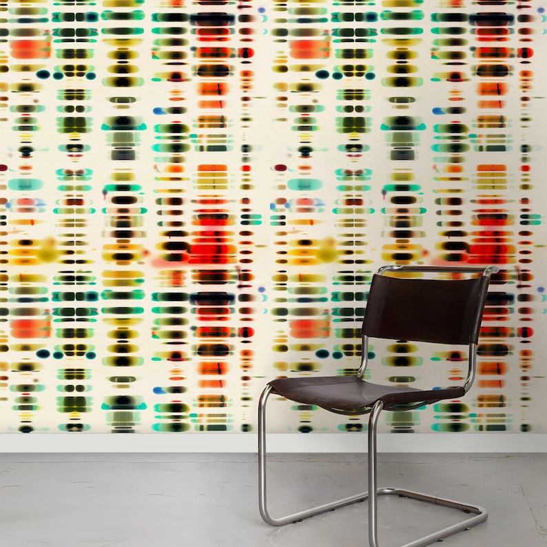 DNA Abstract Removable Wallpaper, Self-adhesive Wallpaper, Temporary ...
