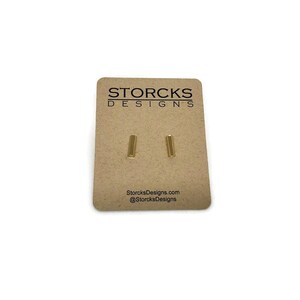 Men's Earrings Bar Earrings Men's Jewelry Sterling Silver Earrings Stud ...