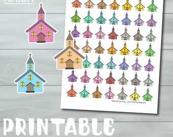 Church Planner Stickers Religious Stickers Erin Condren Life Planner ...