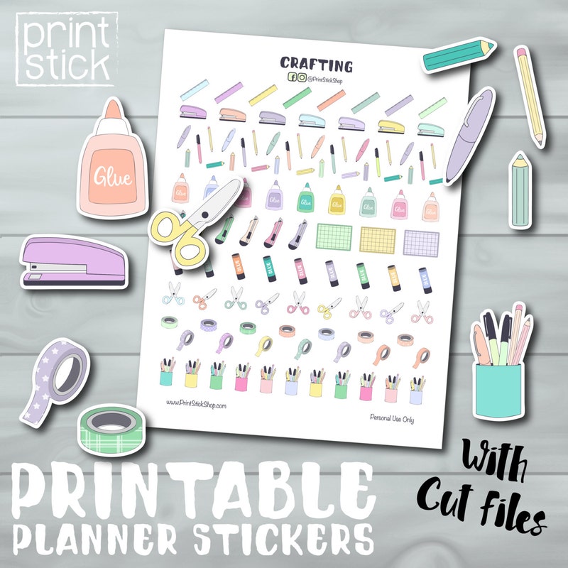 Craft Stickers - Etsy