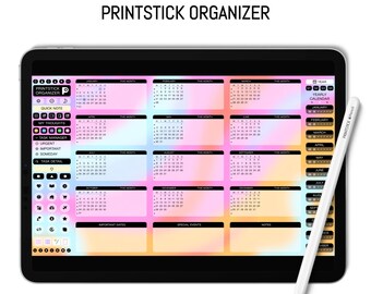 Undated Academic Digital Planner for iPad & Tablet Vertical - Etsy