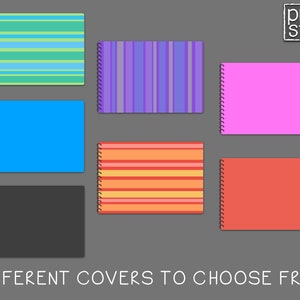 Horizontal Digital Subject Notebook for Goodnotes / iPad Landscape ...