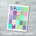 Purple Full Box Planner Stickers PRINTABLE .jpg Sheet Full Boxes for ...