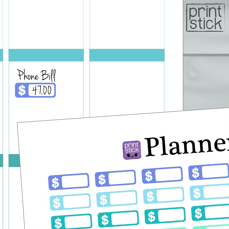 Money Stickers Finance Printable Stickers PRINTABLE JPG - Etsy Australia