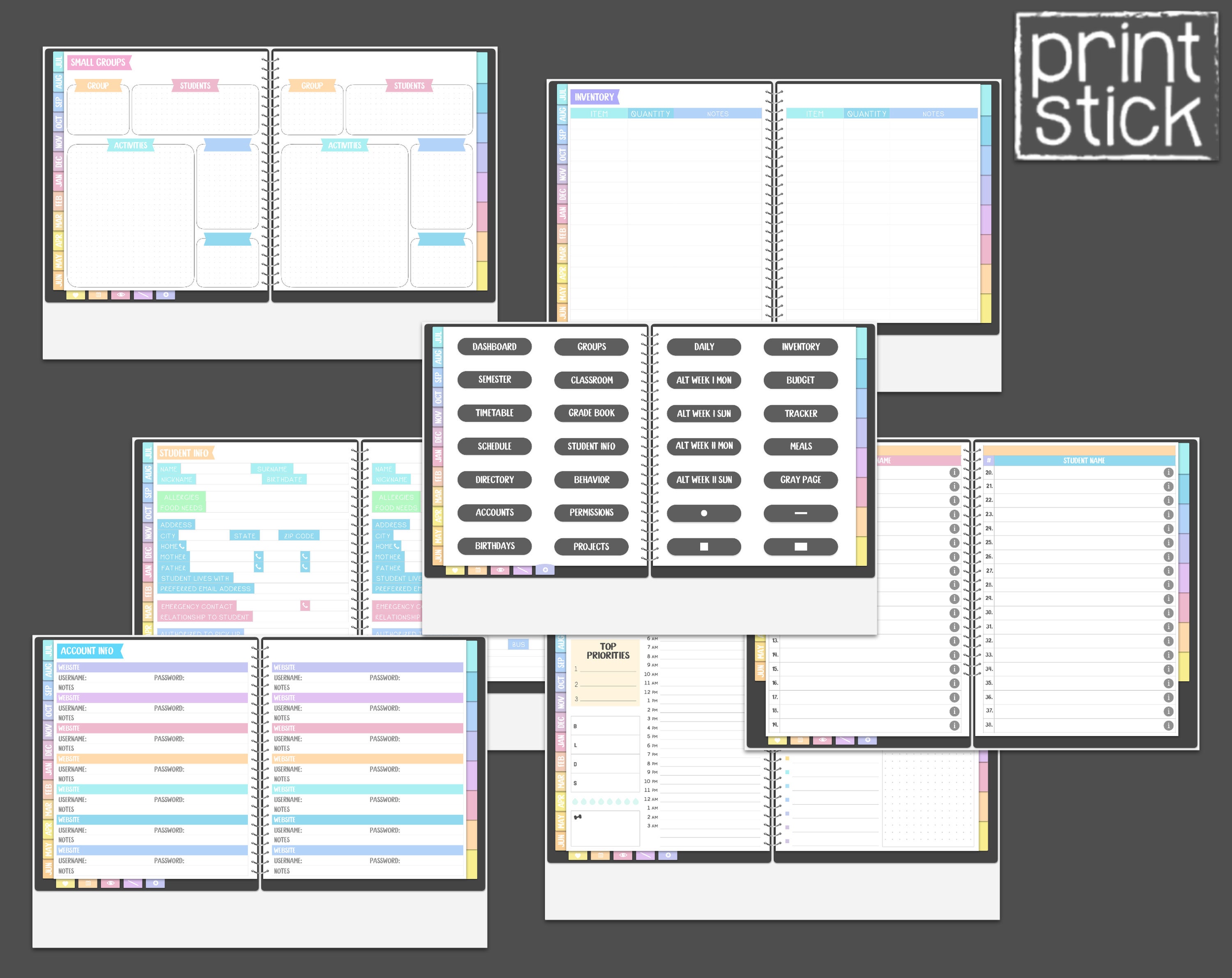 Ipad Planner Teachers Digital Planner for Ipad Planner | Etsy