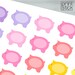 Piggy Bank Stickers Printable Sticker Sheet Fits Erin - Etsy
