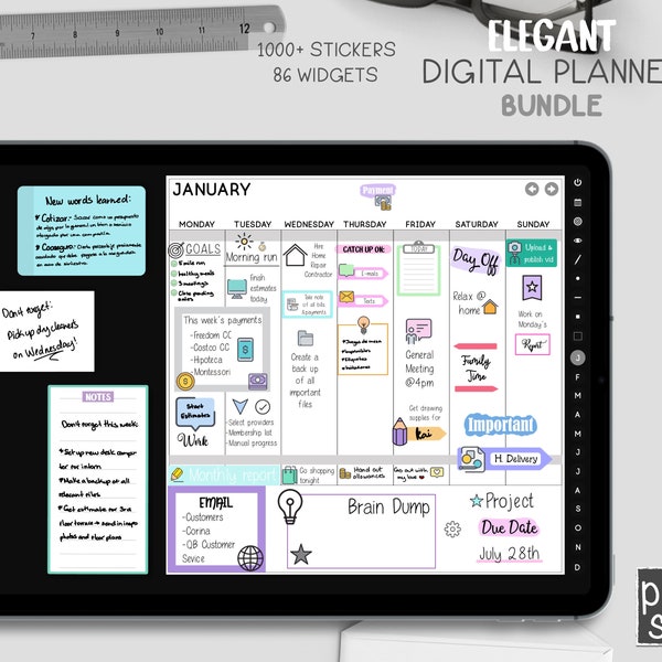 2021 Digital Planner Notability - Etsy