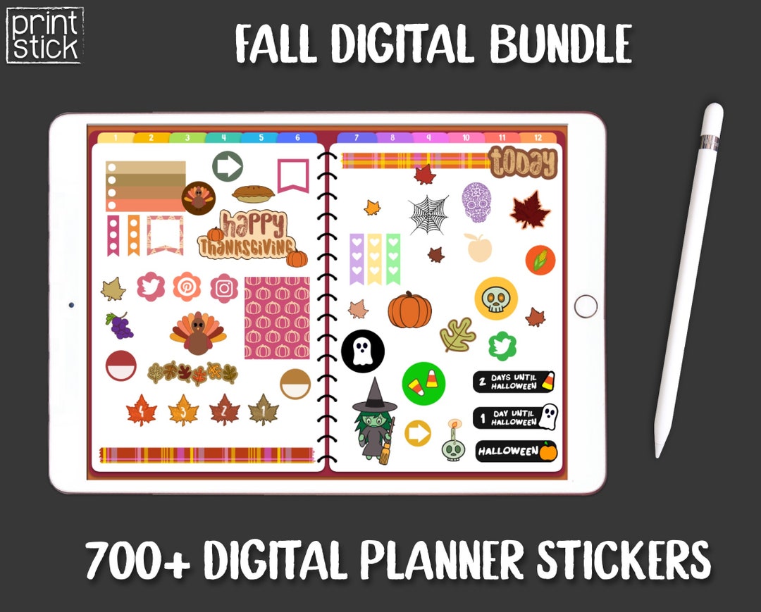 Digital Planner Stickers Goodnotes PNG Stickers iPad Goodnotes Stickers ...