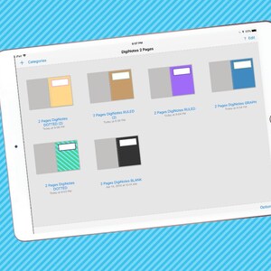 Digital Planner Goodnotes Notebook Notability iPad College - Etsy