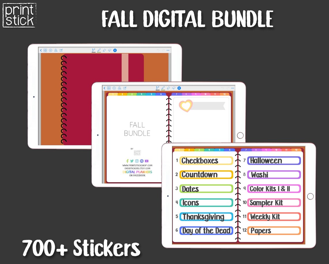 Digital Planner Stickers Goodnotes PNG Stickers Ipad Goodnotes | Etsy