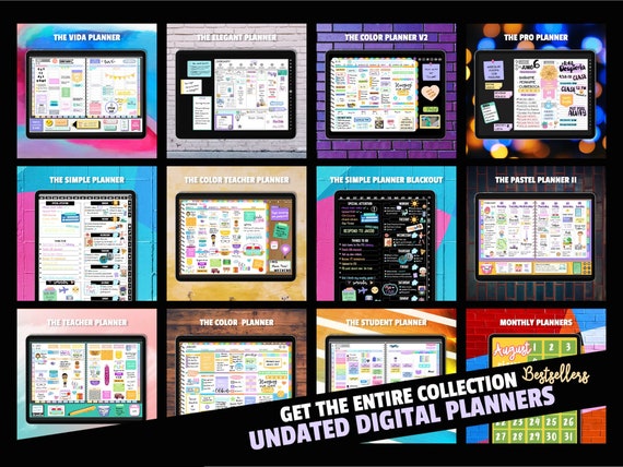 Digital Planner MEGA Bundle Buy ALL of Printstick's - Etsy