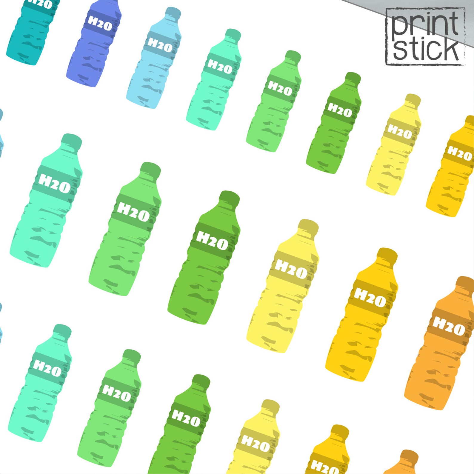 Water Bottle Printable Stickers Perfect for Your Erin | Etsy
