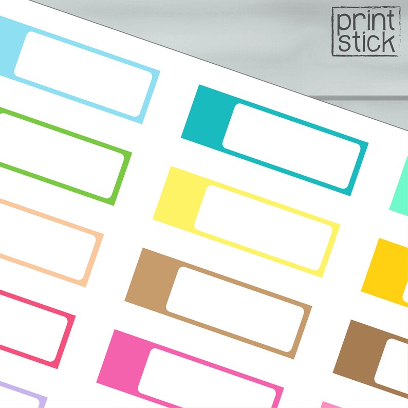 Reminder Planner Stickers PRINTABLE JPG Perfect for your | Etsy