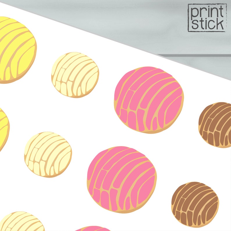 Conchitas Pan Dulce Planner Stickers PRINTABLE Perfect for - Etsy