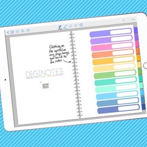 Digital Planner Goodnotes Notebook Notability iPad College - Etsy