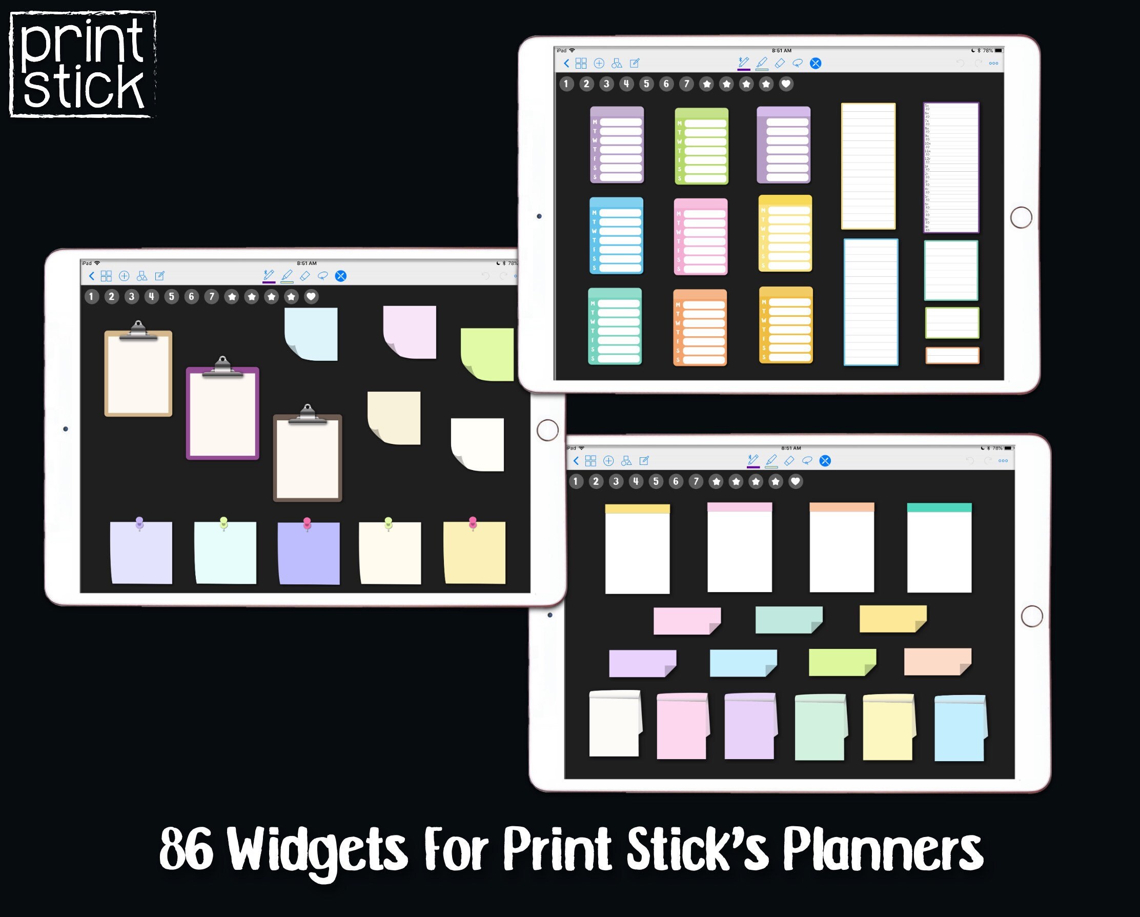 Digital Stickers for GoodNotes iPad Planner Stickers GoodNotes | Etsy