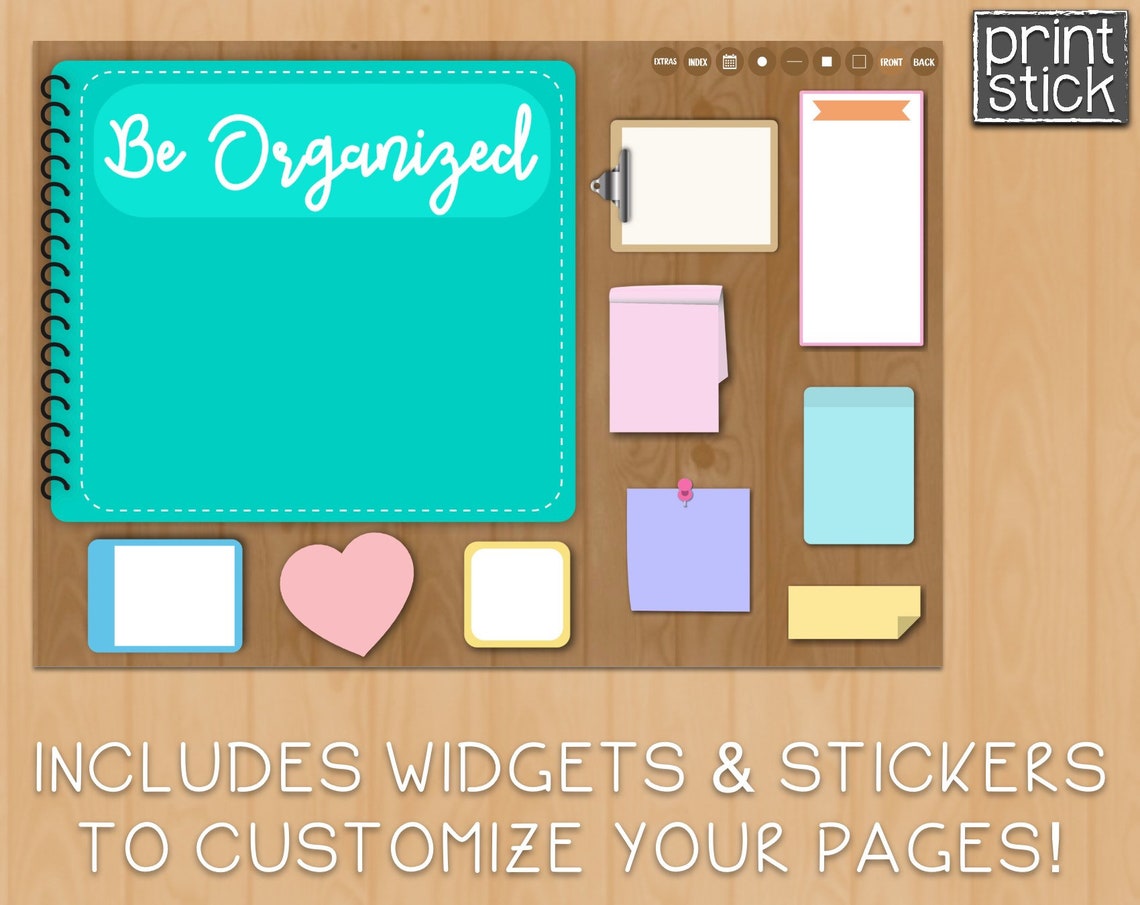 Undated Teacher Digital Planner Ipad Goodnotes Planner Planner - Etsy