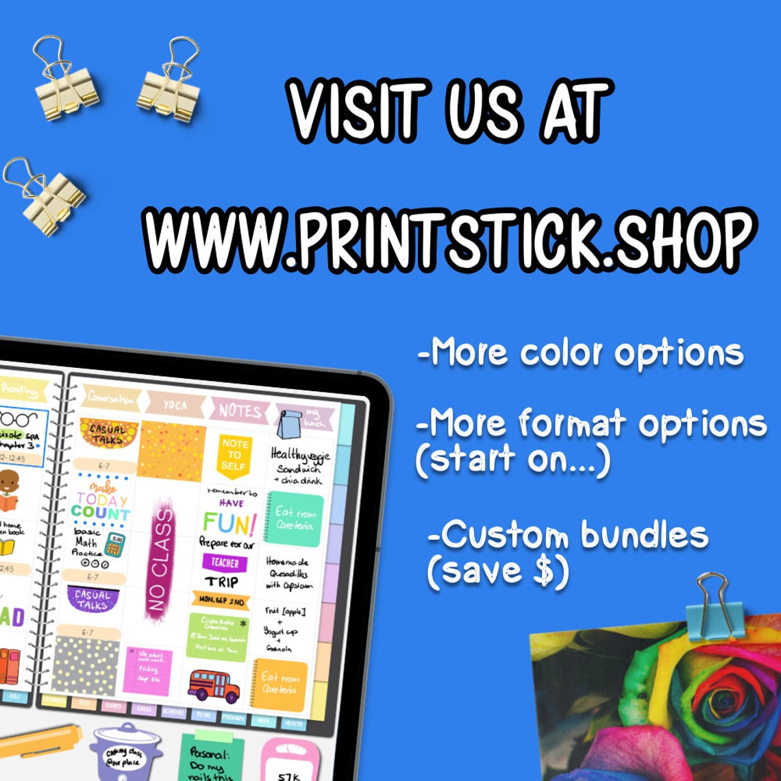 Digital Stickers Goodnotes Ipad Planner Stickers for Goodnotes | Etsy