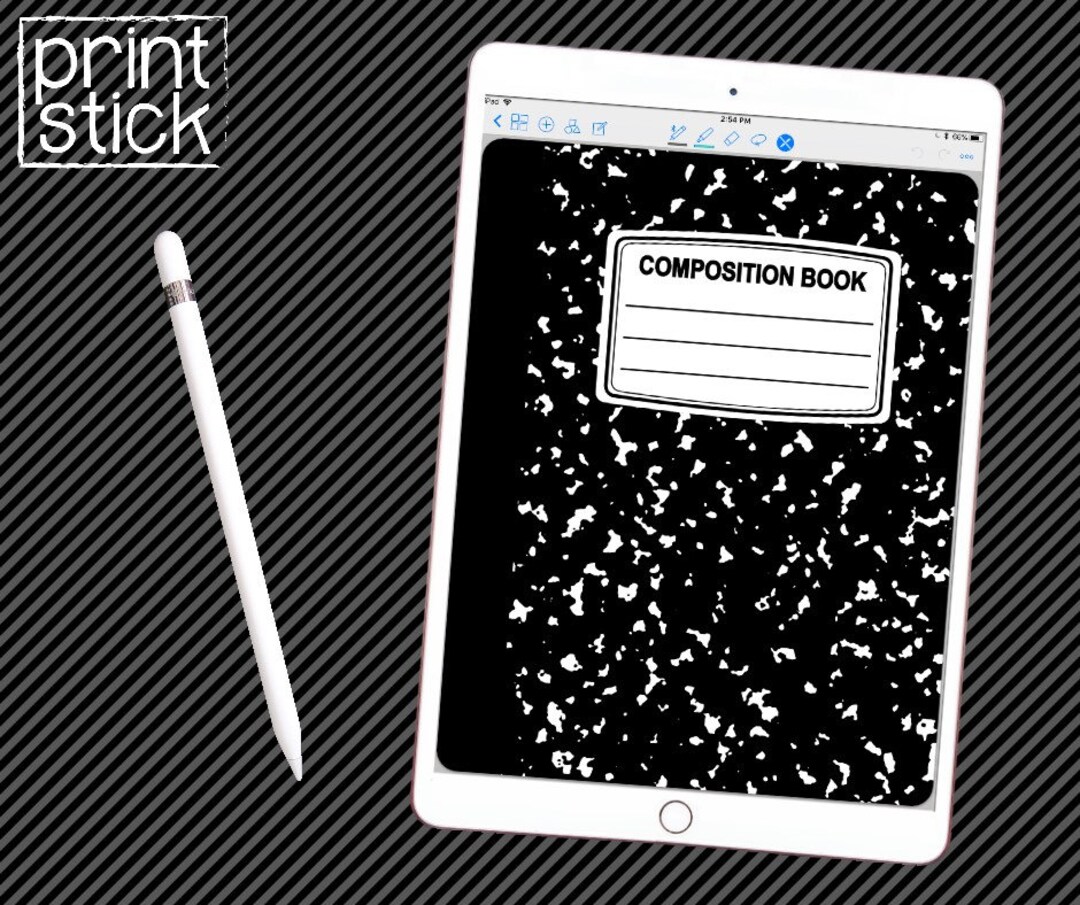 Digital Planner Goodnotes Composition Book Goodnotes Notability iPad ...