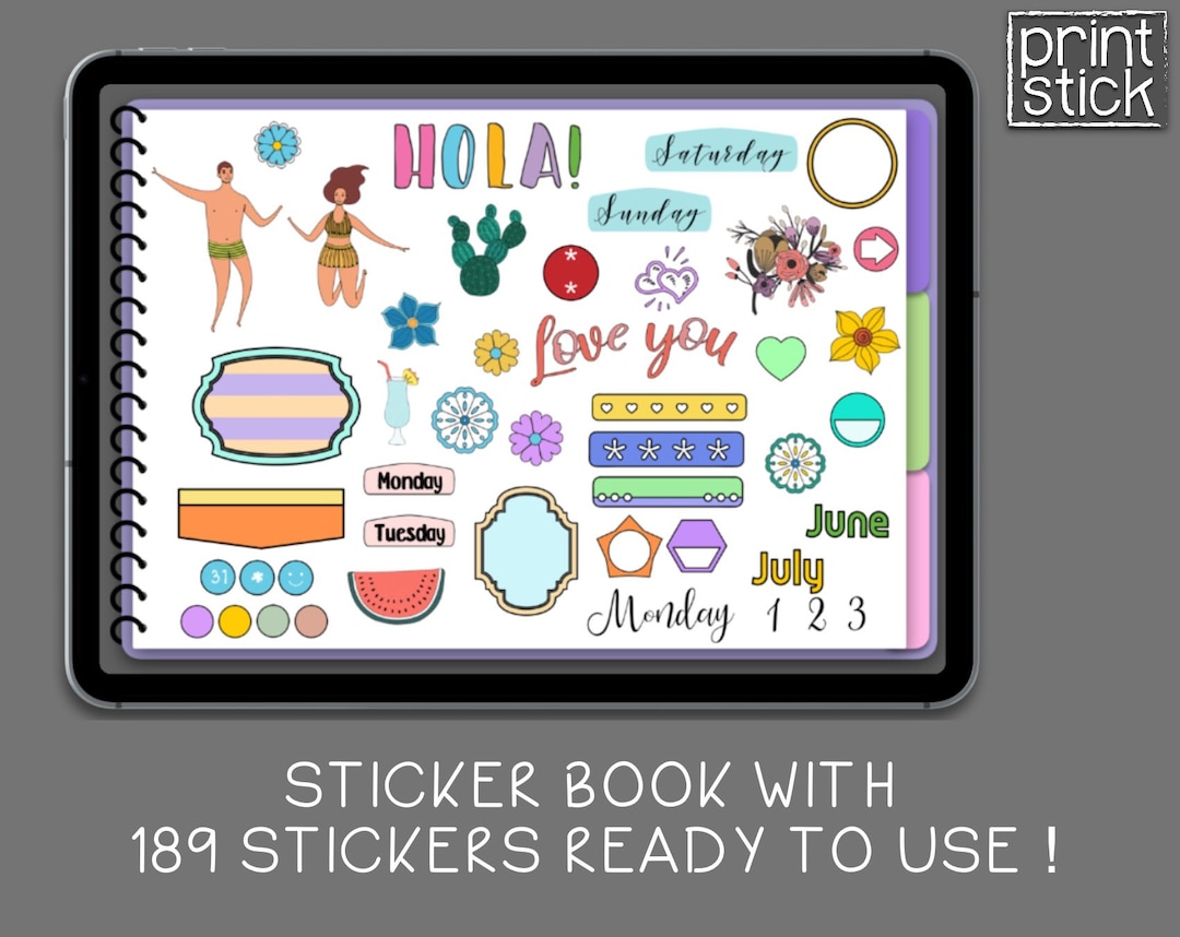 Stickers for Goodnotes | Digital Planner Stickers | Digital Planning ...
