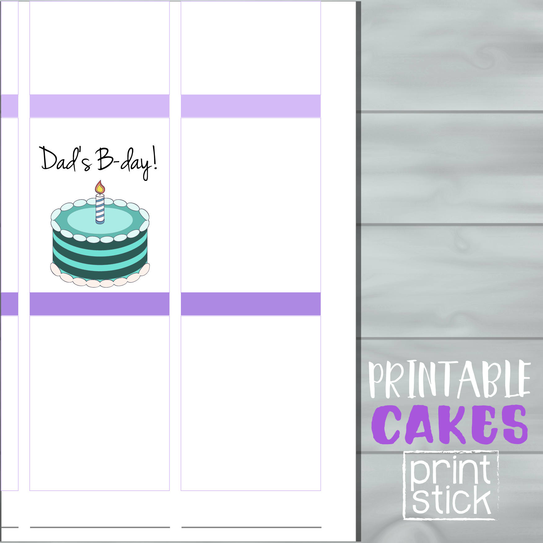 Cake Planner Stickers Birthday Reminders Anniversary - Etsy Canada