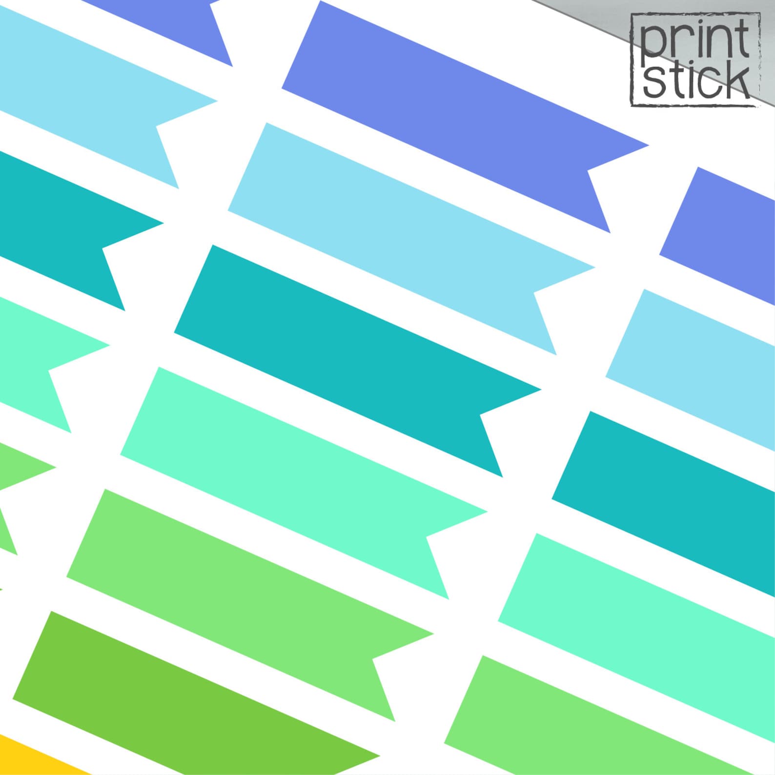 Printable Flags Rainbow Planner Stickers Perfect for Your | Etsy