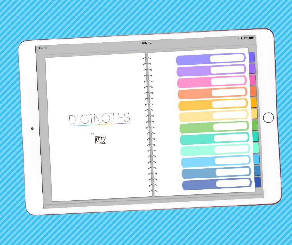 Digital Planner Goodnotes Notebook Notability Ipad College | Etsy