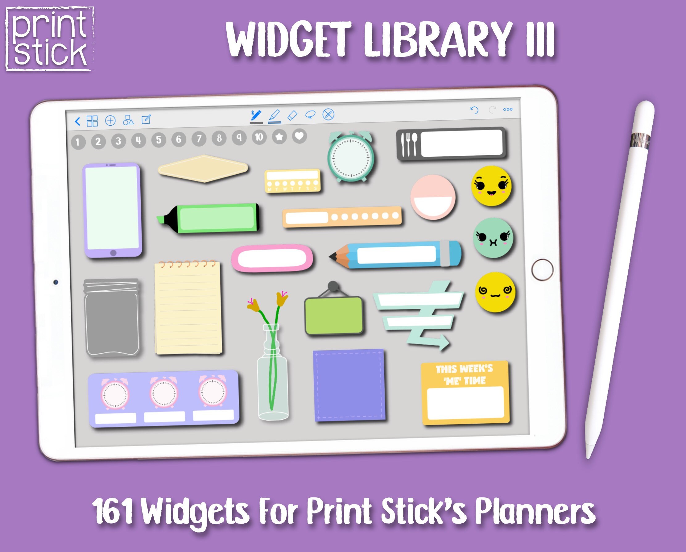 Digital Stickers for GoodNotes iPad Planner Stickers GoodNotes | Etsy