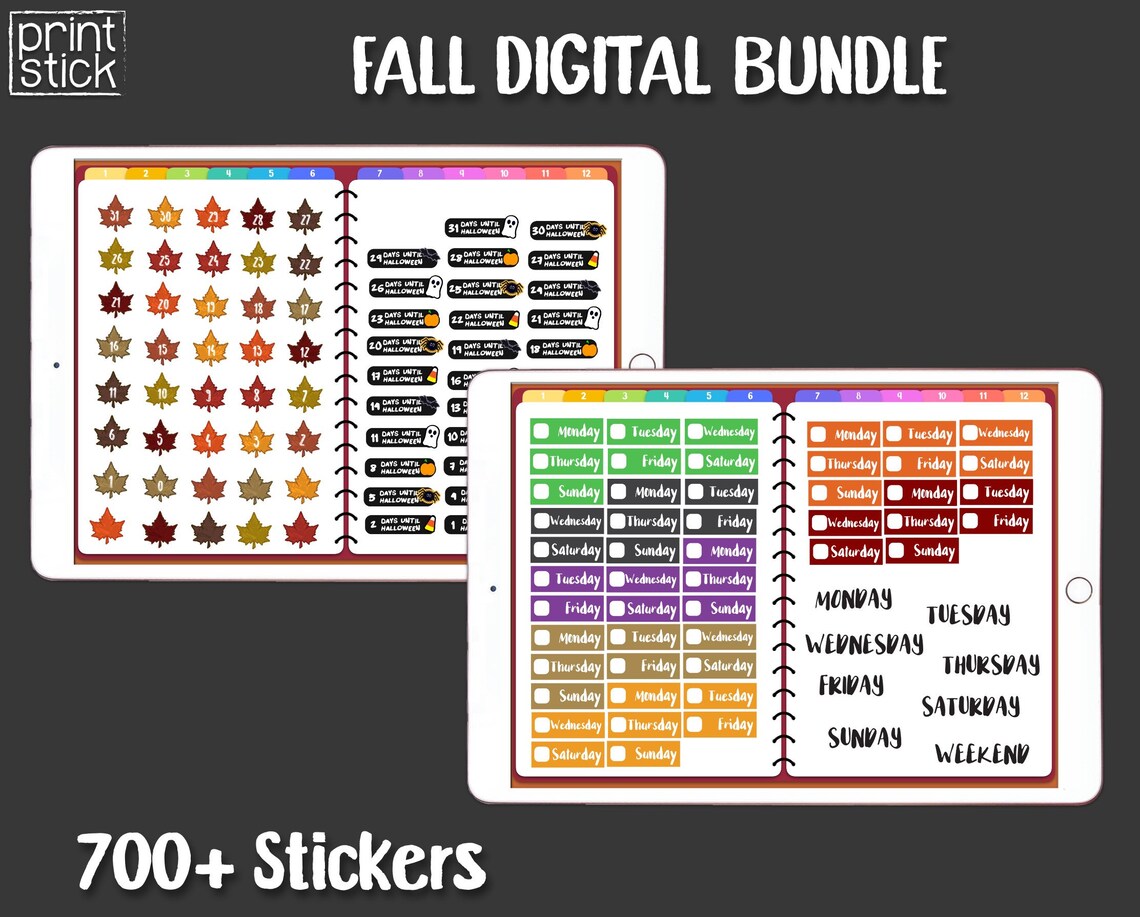 Digital Planner Stickers Goodnotes PNG Stickers Ipad Goodnotes | Etsy