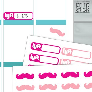 Lyft Printable Stickers - Perfect for Your Erin Condren Planner or Any ...