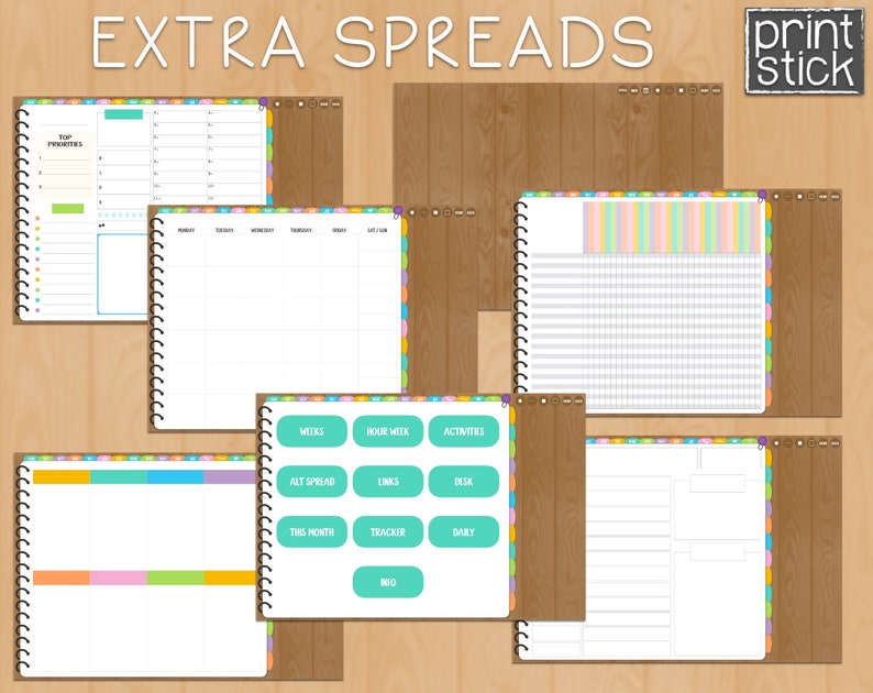 Undated Teacher Digital Planner Ipad Goodnotes Planner Planner - Etsy