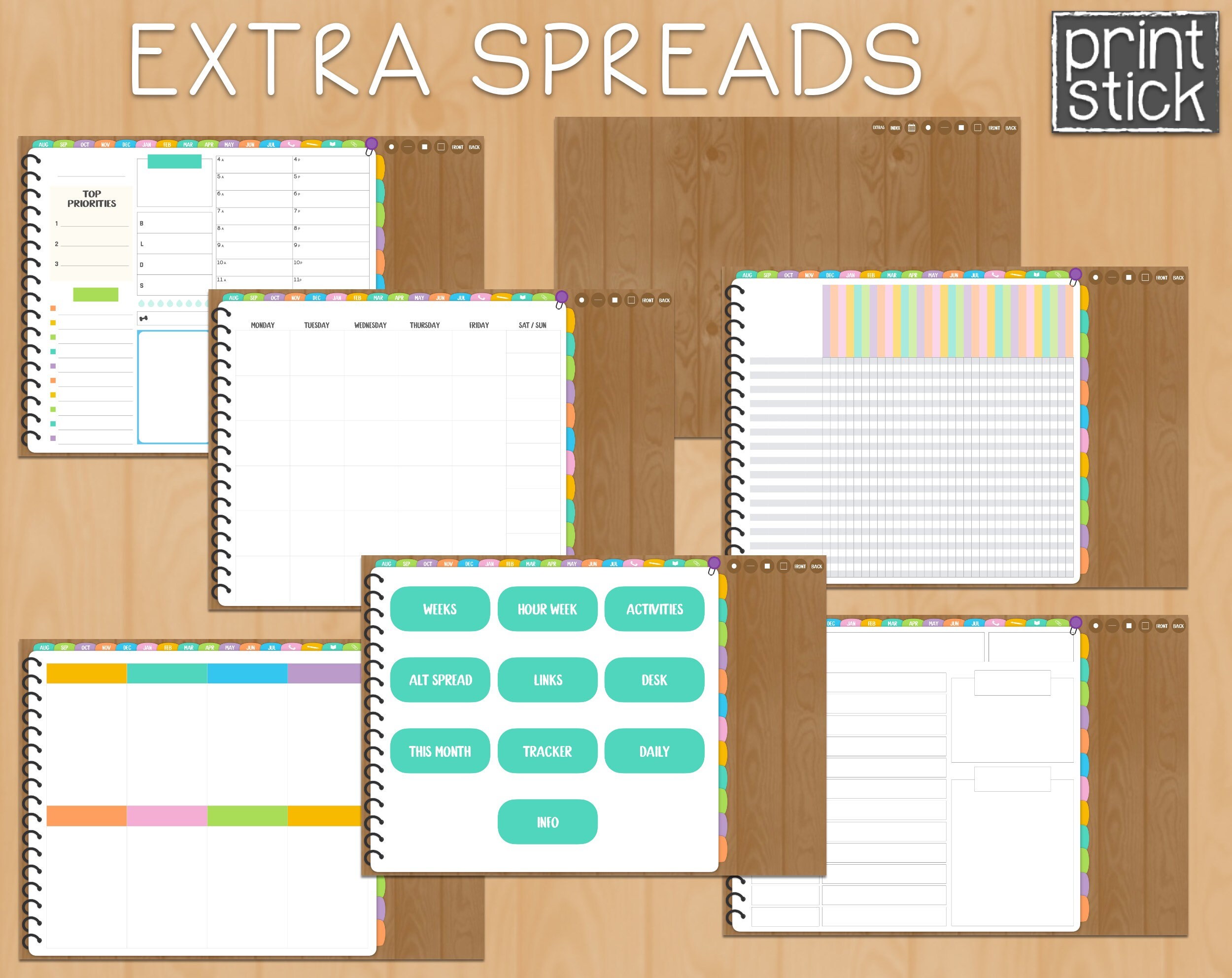 Undated Teacher Digital Planner Ipad Goodnotes Planner Planner - Etsy