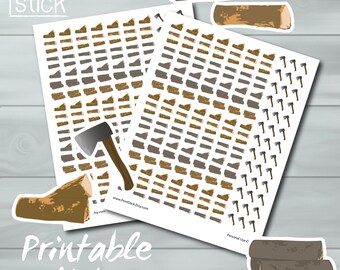 Realistic Airplane Stickers Printable Sheet Fits Erin