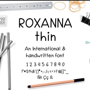 Font International Handwritten Font Otf Ttf Alphabet Font - Etsy