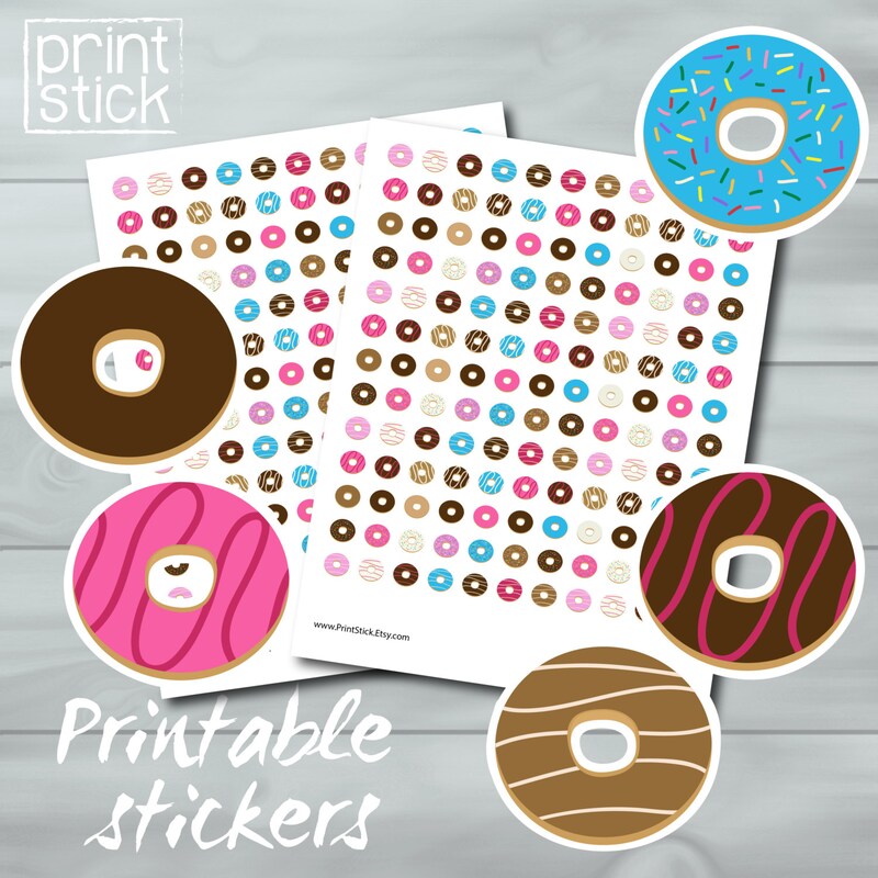 Donut Printable - Etsy