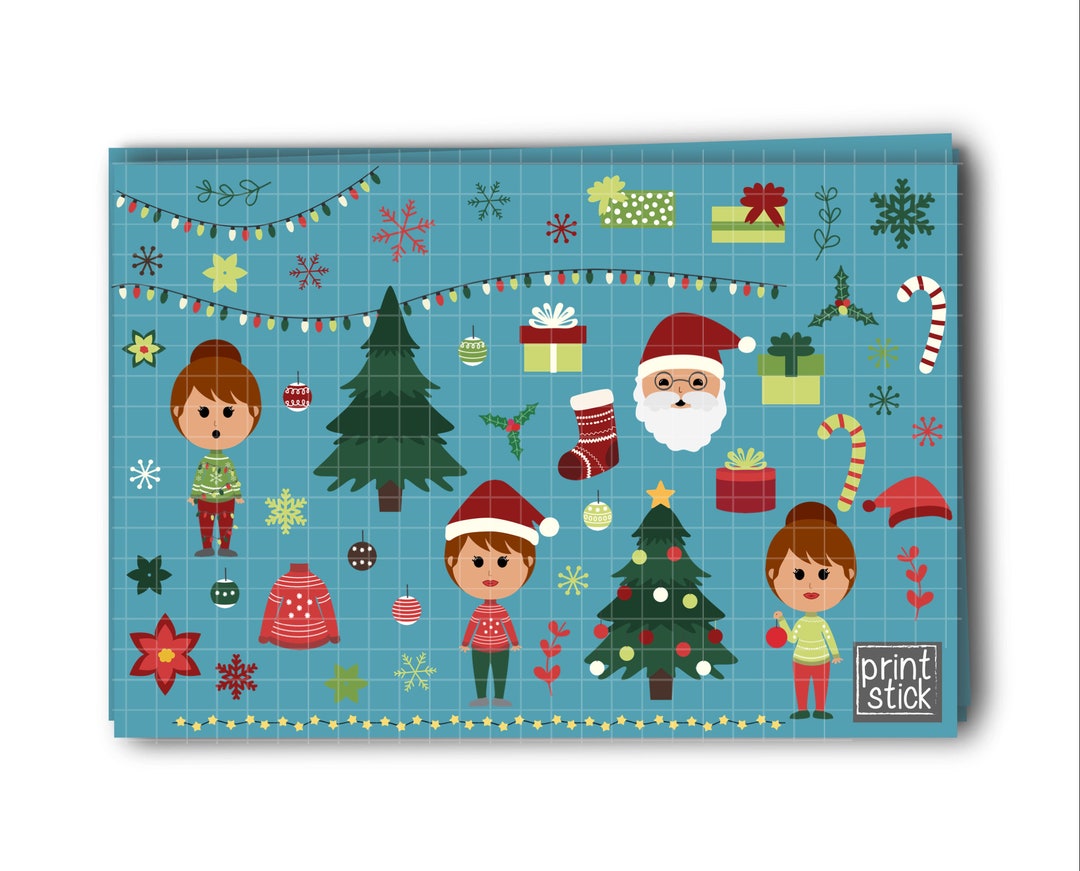Winter Christmas Digital Planner Stickers Goodnotes iPad Stickers ...