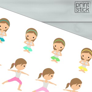 Yoga Planner Stickers PRINTABLE Meditation Perfect for Your Erin ...