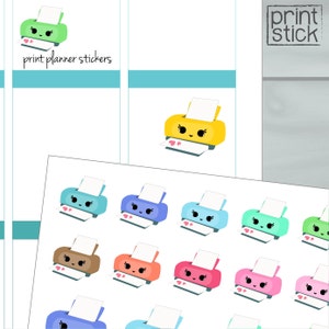 Kawaii Printer Printable Stickers - Perfect for Your Erin Condren ...