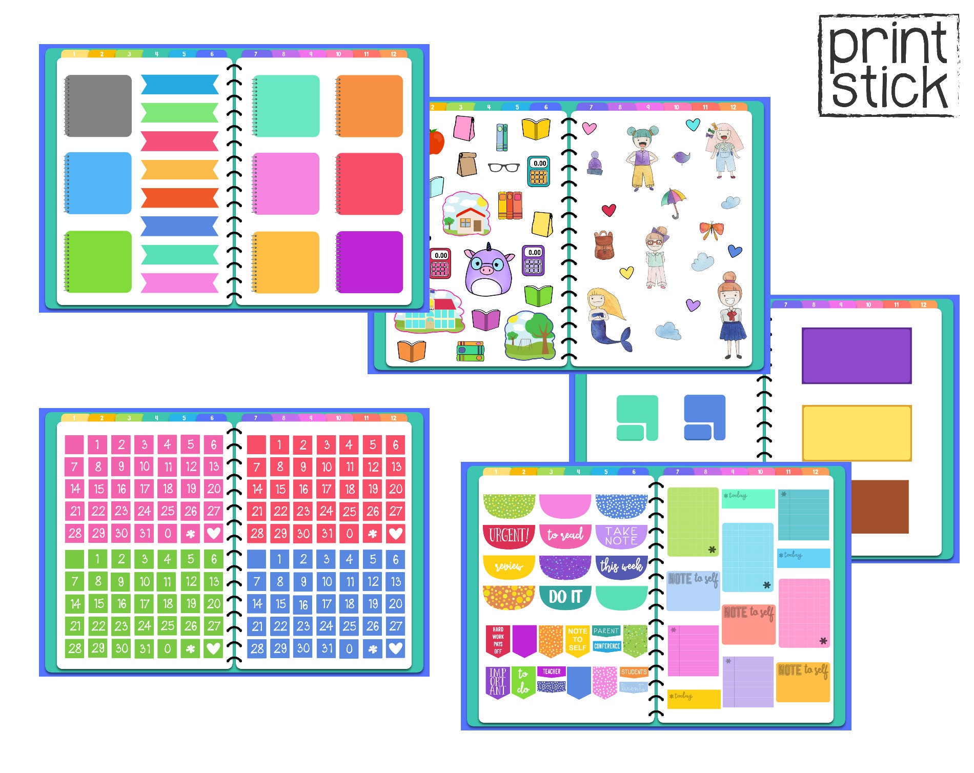 Teacher Digital Stickers Goodnotes Ipad Planner Stickers for - Etsy