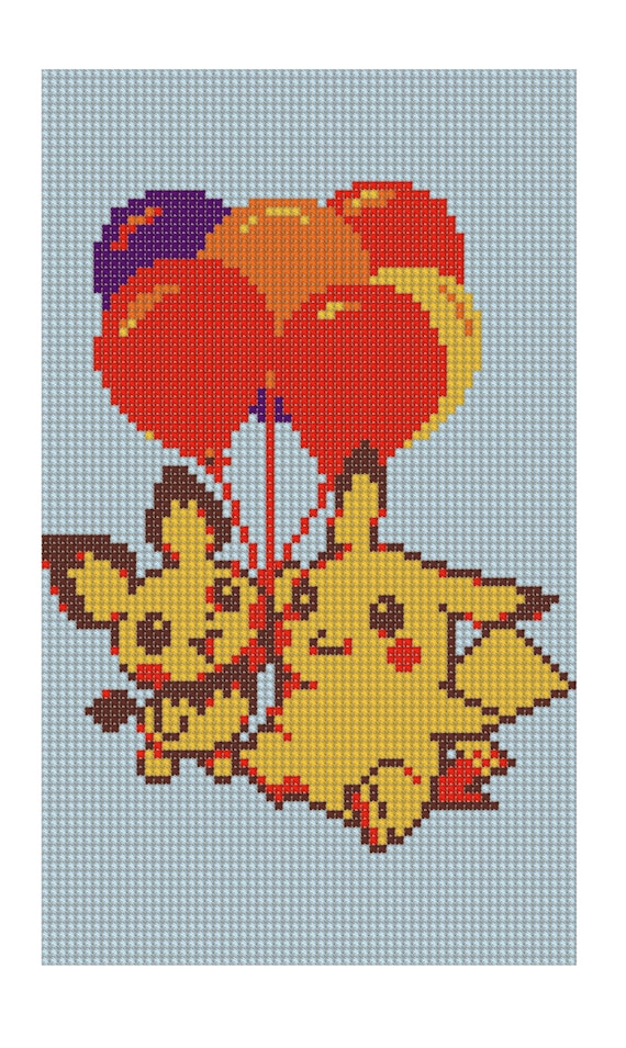 Fly With Me Pikachu & Pichu | Etsy