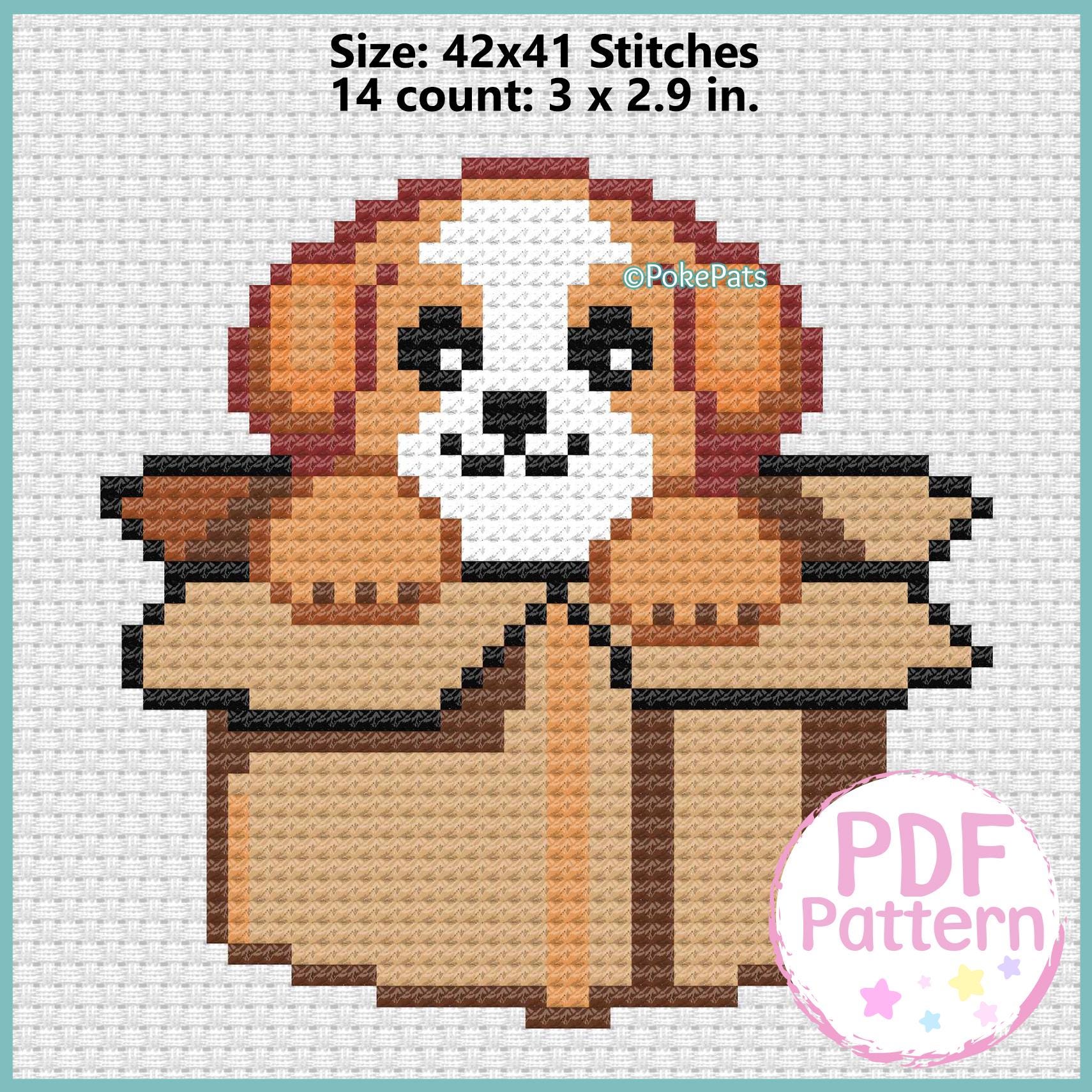 Puppy Cross Stitch Pdf Pattern. Cute Cross Stitch Pattern PDF - Instant ...