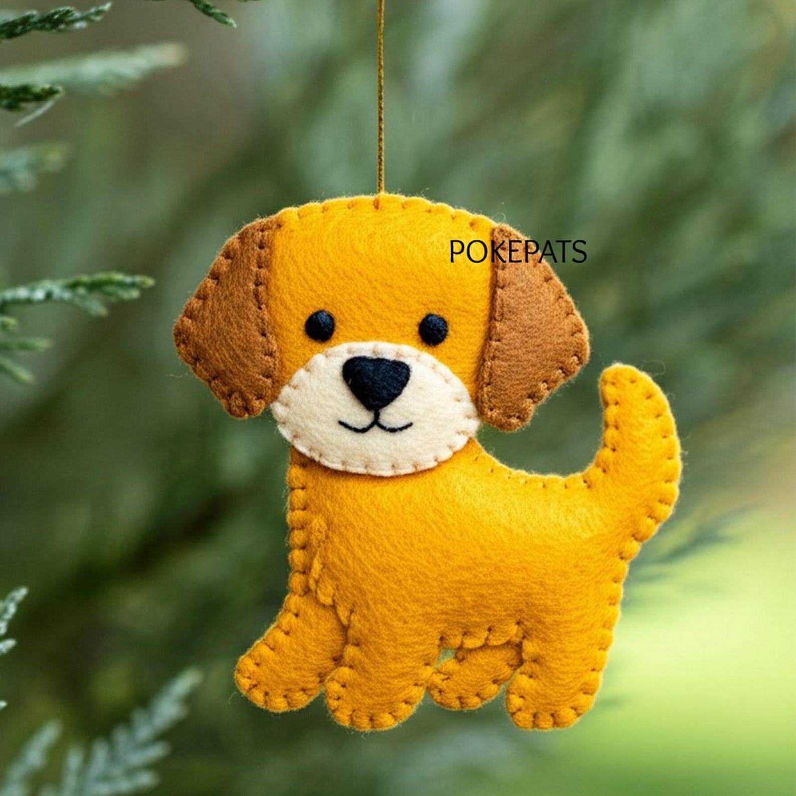PDF Pattern Felt Golden Retriever, Easy to Do Dog Pattern. - Etsy
