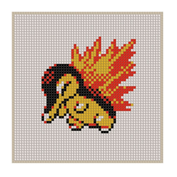 PDF Pattern Pokemon Silver Collection 155 Cyndaquil | Etsy