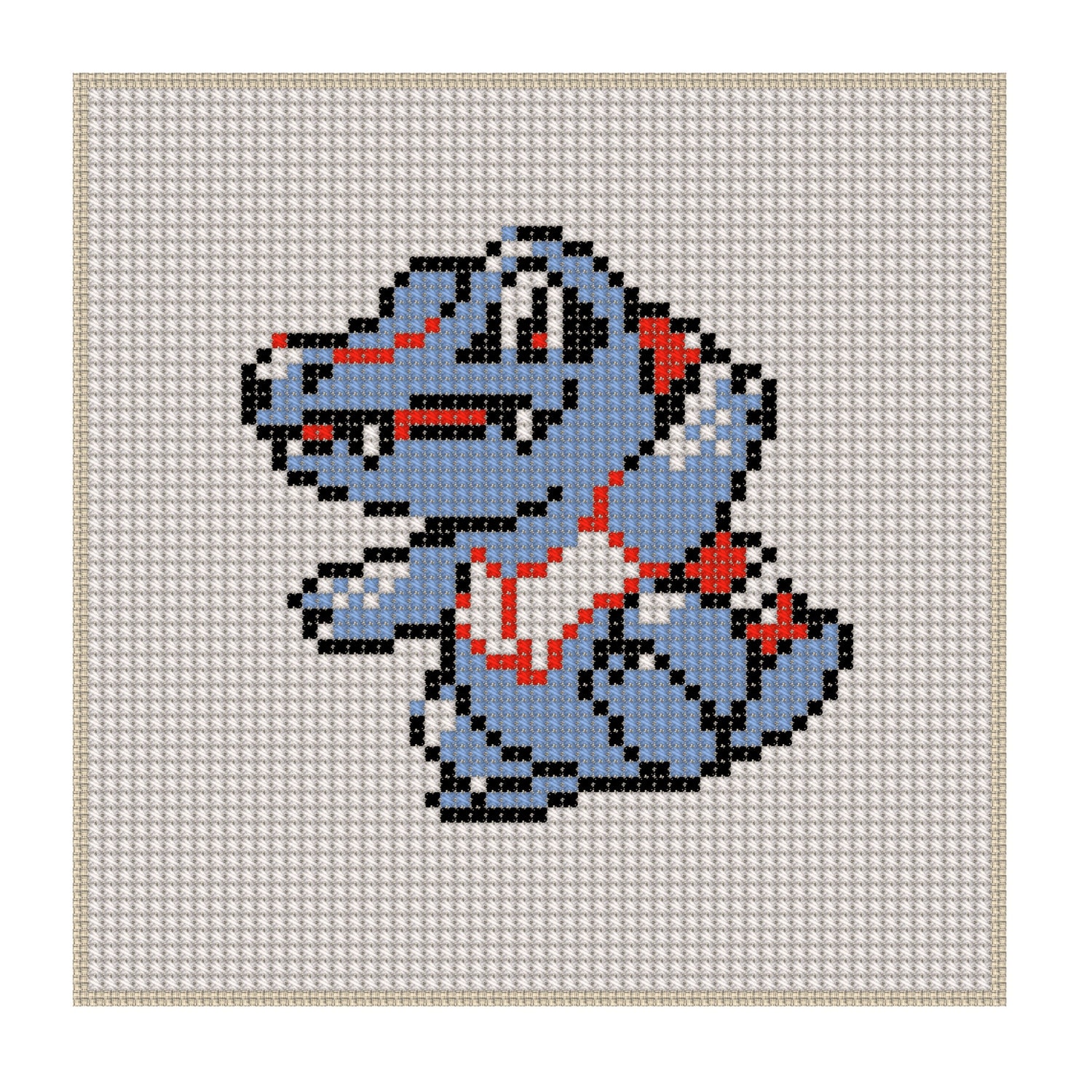 PDF Pattern Pokemon Silver Collection 158 Totodile - Etsy 日本