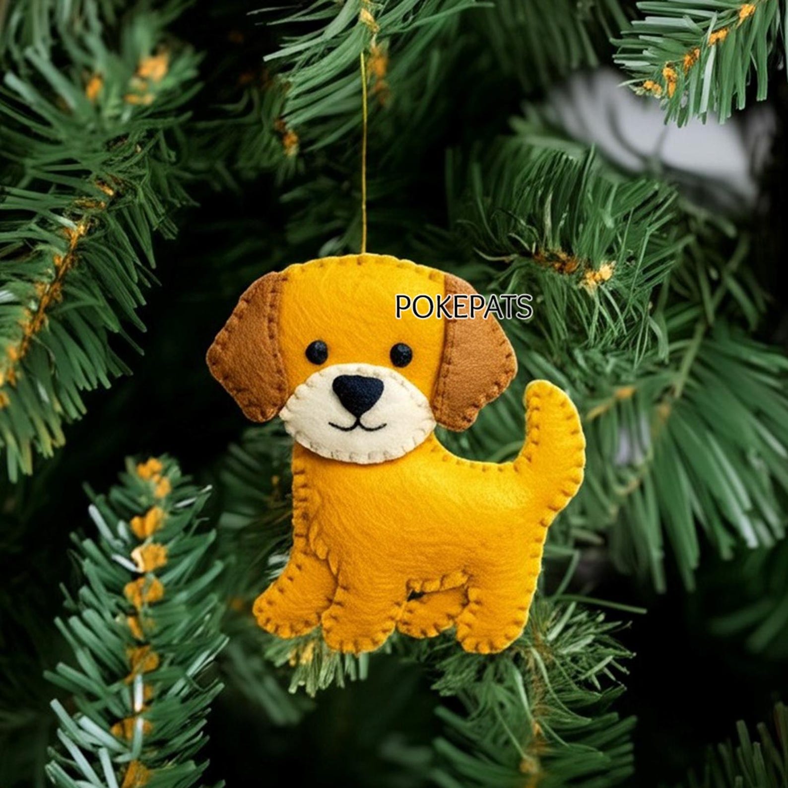 PDF Pattern Felt Golden Retriever, Easy to Do Dog Pattern. - Etsy