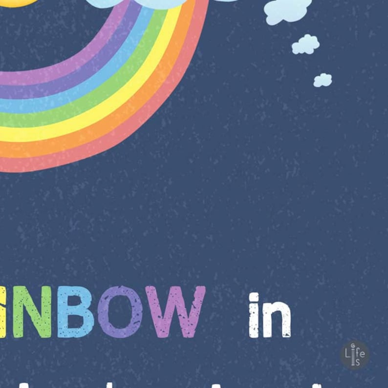 Maya Angelou Quote Poster Print: Be a Rainbow in Someone Else's Cloud ...