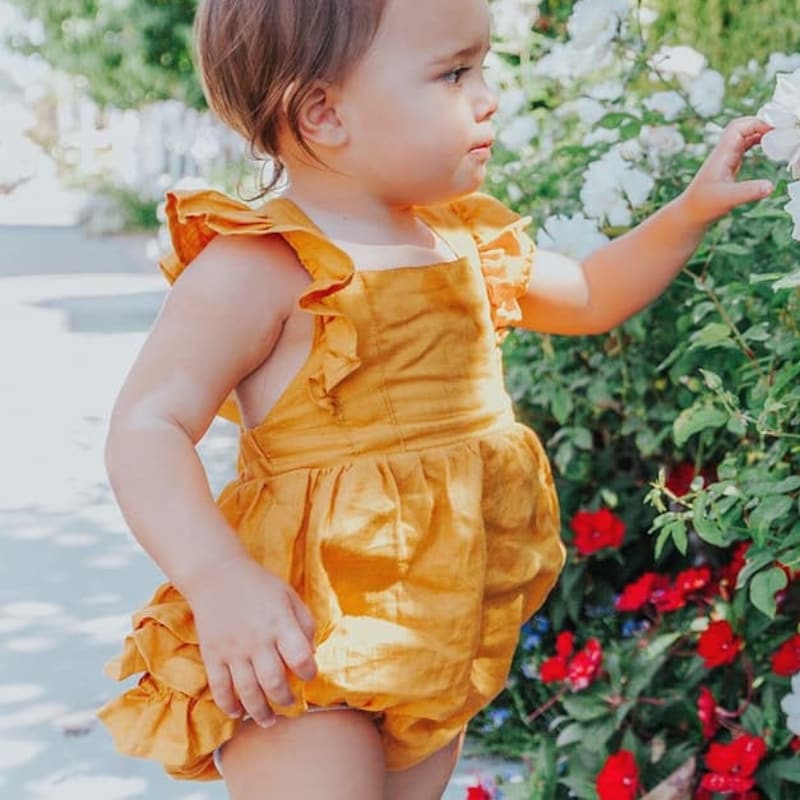 Ruffle Romper - Etsy