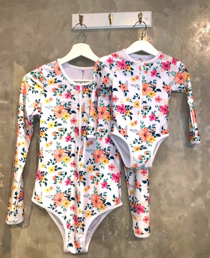 Mommy And Me Swimsuit Matching Mother Daughter Swimsuit Etsy
