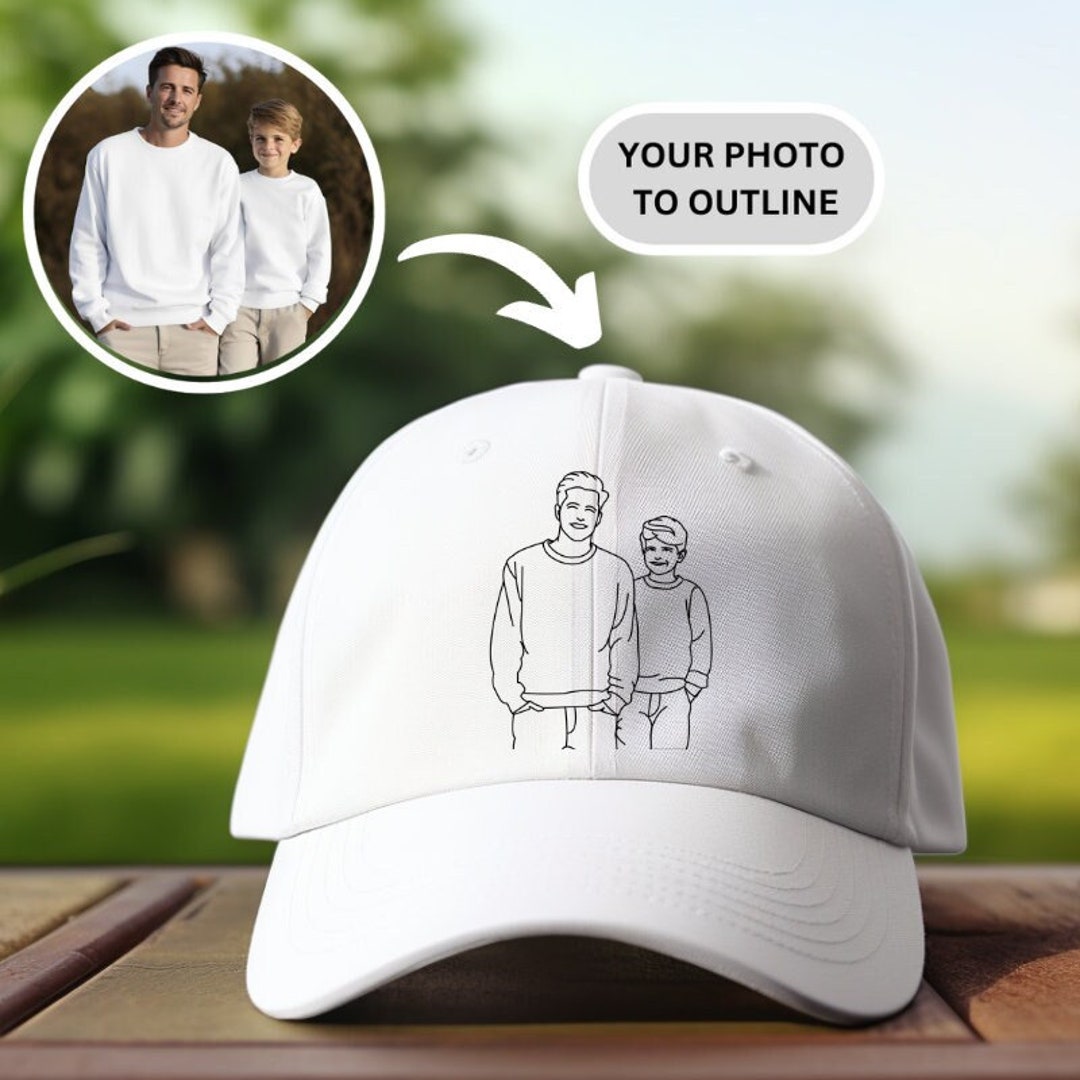 Custom Portrait Hat, Portrait From Photo Family Hat, Portrait Family ...
