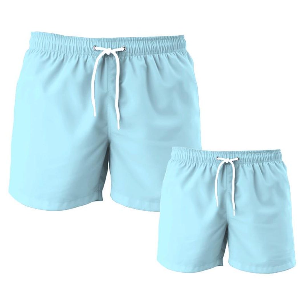 Father Son Matching Swim Trunks, Father and Son Matching Swimsuit, Dad ...